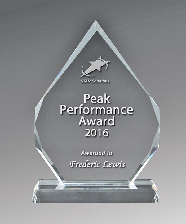 Optical Crystal Award - Arrowhead | Rewards Trophies