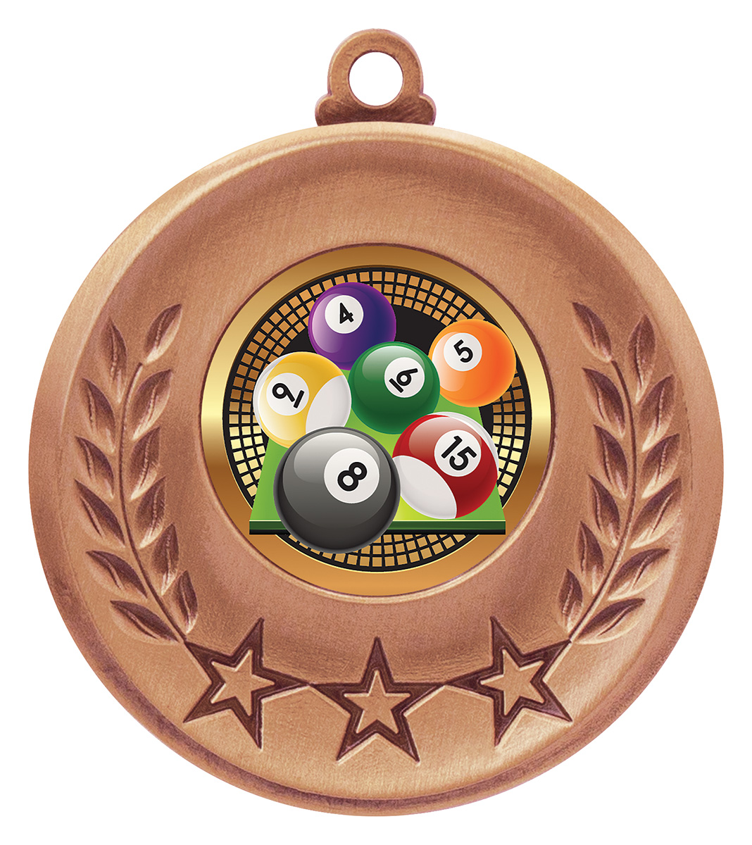 Pool Laurel Medal | Rewards Trophies
