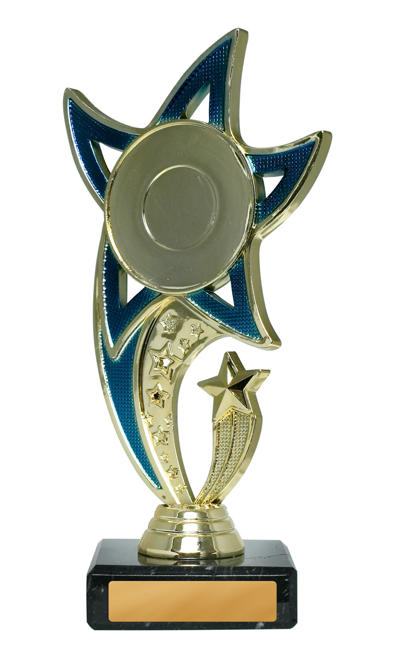Starburst Holder Trophy Gold & Blue | Rewards Trophies
