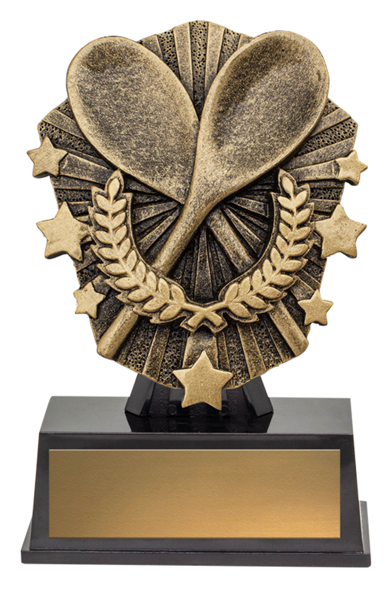 Novelty - Wooden Spoon Cosmos Mini Trophy | Rewards Trophies